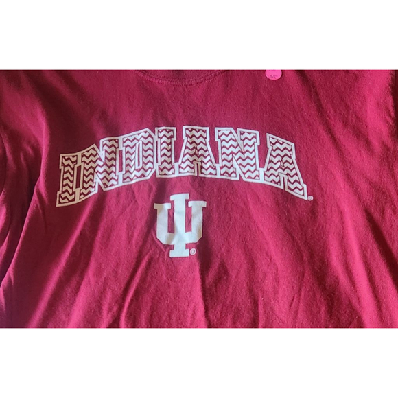 Gildan | Shirts | Indiana University Mens Tshirt Red L | Poshmark